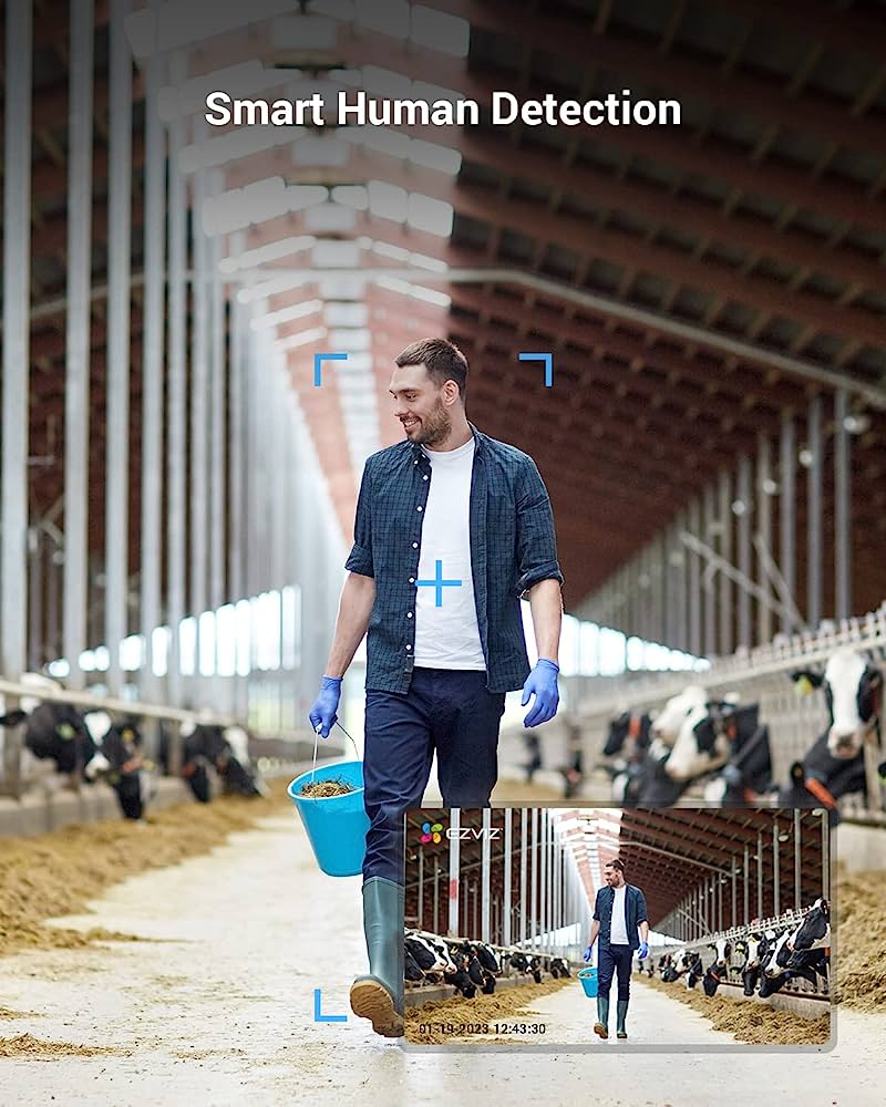 Ezviz CS-EB8 Pan & Tilt 4G Security Camera, 1/2.8??? 3MP Progressive ...