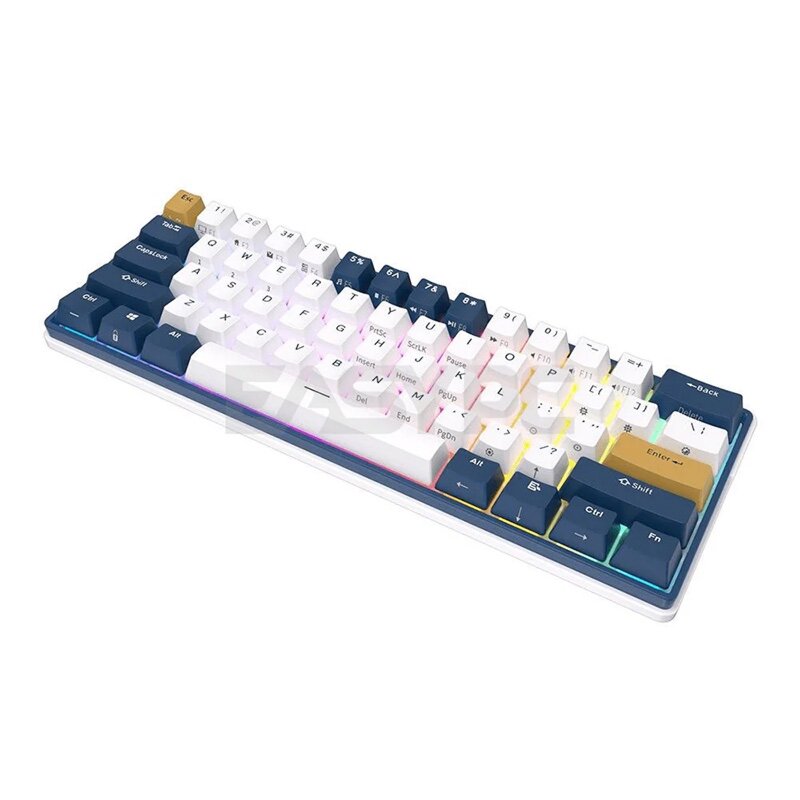 ROYAL KLUDGE RK61 Plus 60% Wireless Tri-mode Mechanical Gaming Keyboard ...