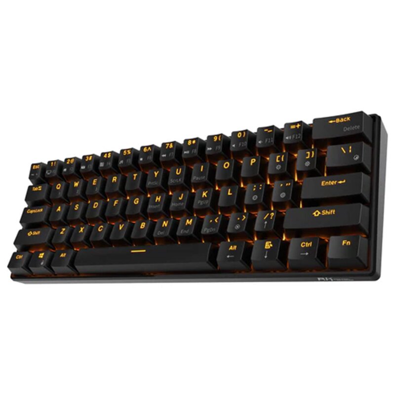 ROYAL KLUDGE RK61 RGB Tri-Mode Wireless Mechanical Keyboard, Blue ...
