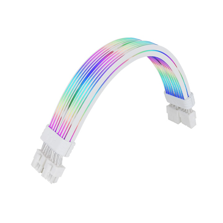 Thermaltake Tt Mod 8-pin ARGB Snow CPU Cable | 16AWG White